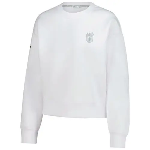 LEVELWEAR Uswnt Luxe Sponge Tri-blend Pullover Sweatshirt