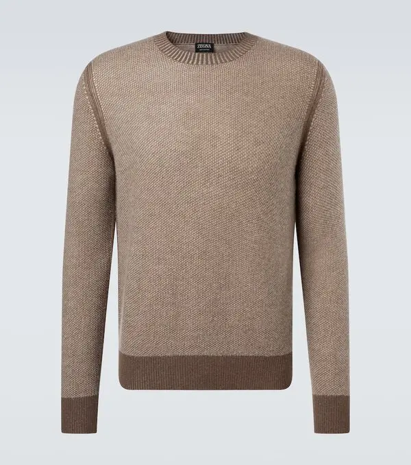 Zegna Cashmere Sweater - Brown