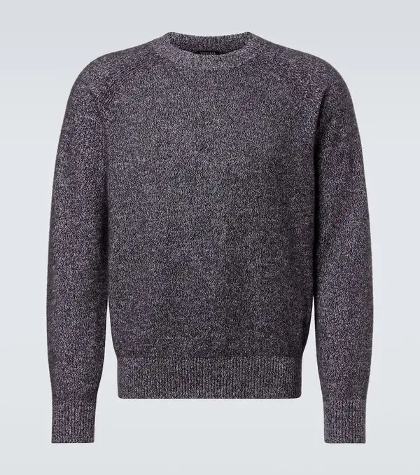Zegna Cashmere V-neck Sweater - Grey