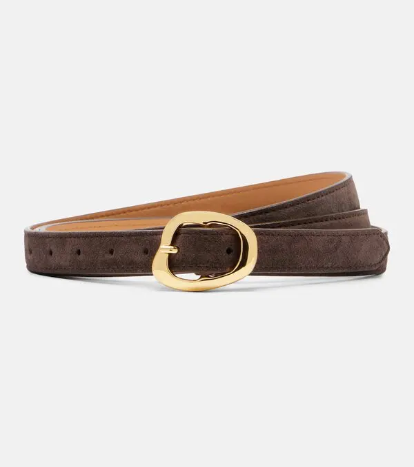 AMANU Rwenzori Suede Belt - Brown