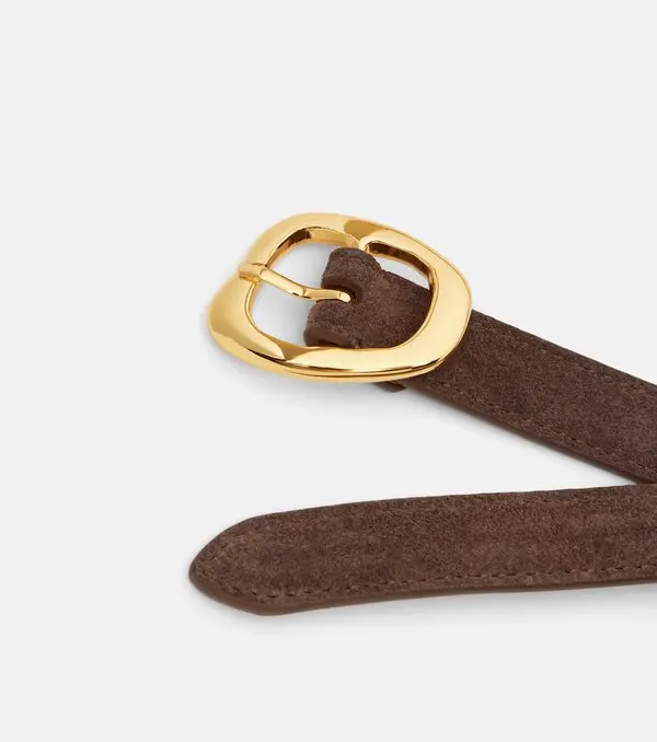AMANU Rwenzori Suede Belt - Brown
