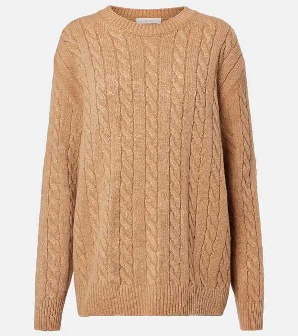 THE ROW Lido Cable-knit Wool Sweater