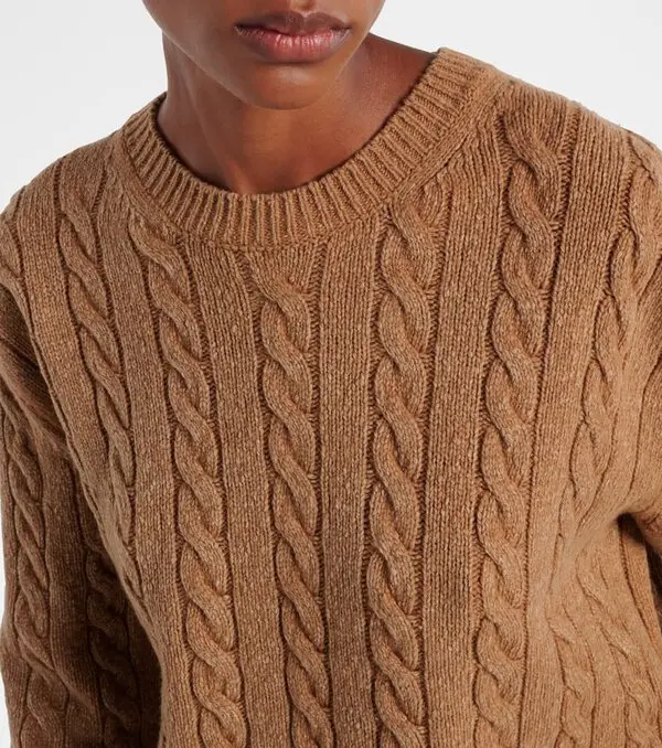 THE ROW Lido Cable-knit Wool Sweater