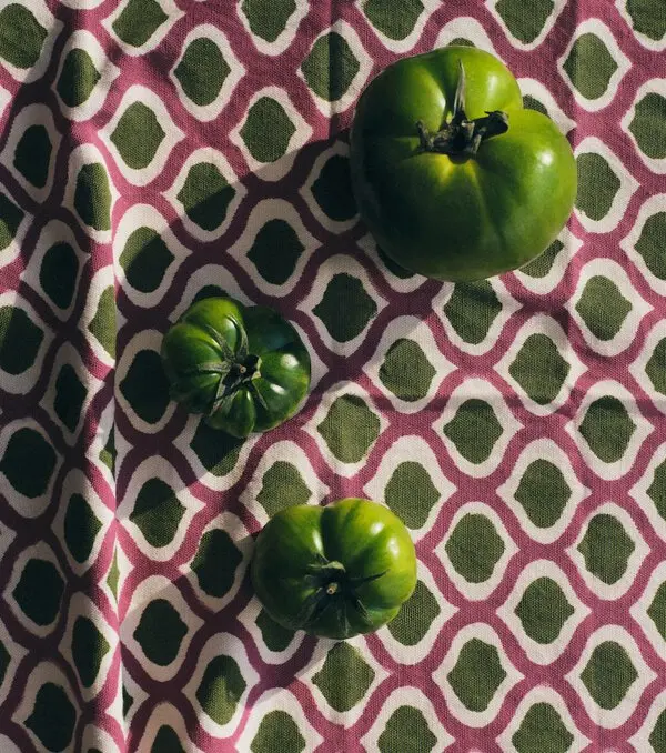 LES-OTTOMANS Printed Cotton Tablecloth