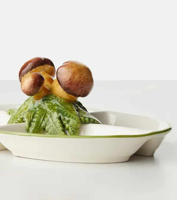 LES-OTTOMANS Mushroom Ceramic Tray