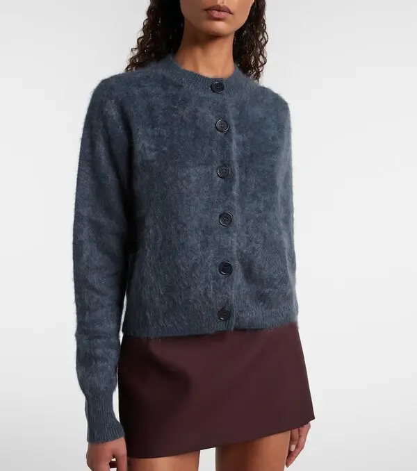 LISA YANG Azalea Cashmere Cardigan - Blue