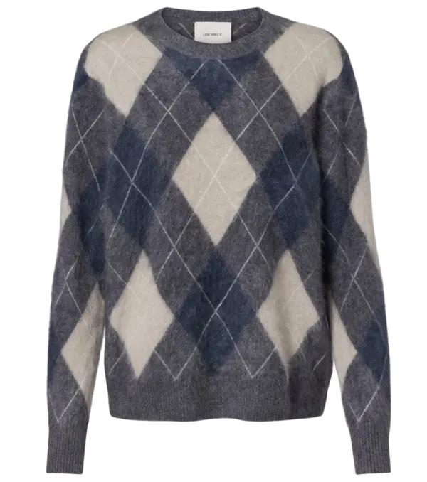 LISA YANG Margy Argyle Cashmere Sweater - Multicoloured