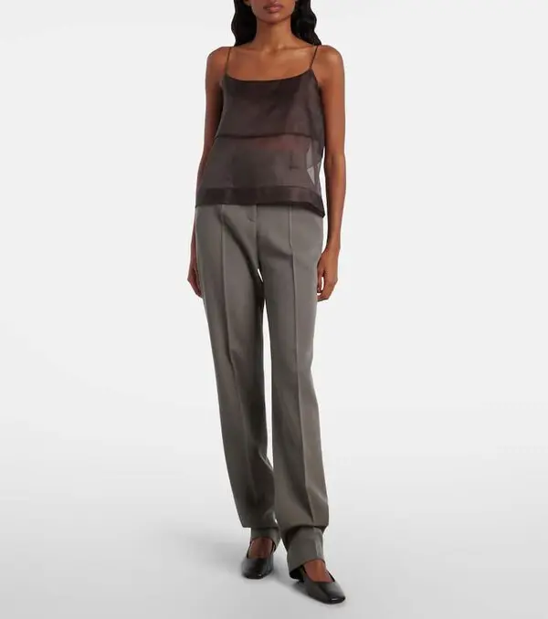 Calvin Klein Carmen Sheer Silk Camisole
