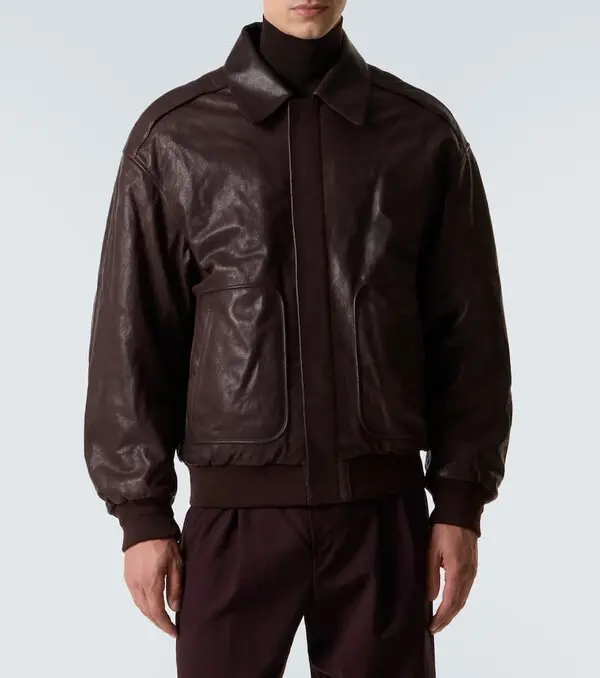 Calvin Klein Johnson Leather Blouson
