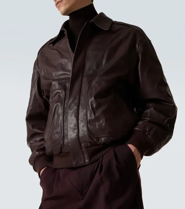 Calvin Klein Johnson Leather Blouson