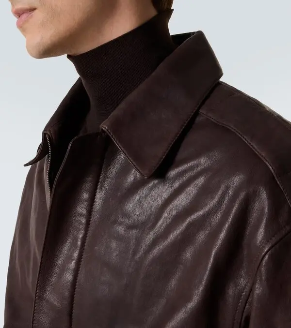 Calvin Klein Johnson Leather Blouson