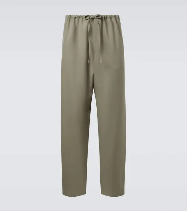 Calvin Klein Benjamin Wool Straight Trousers