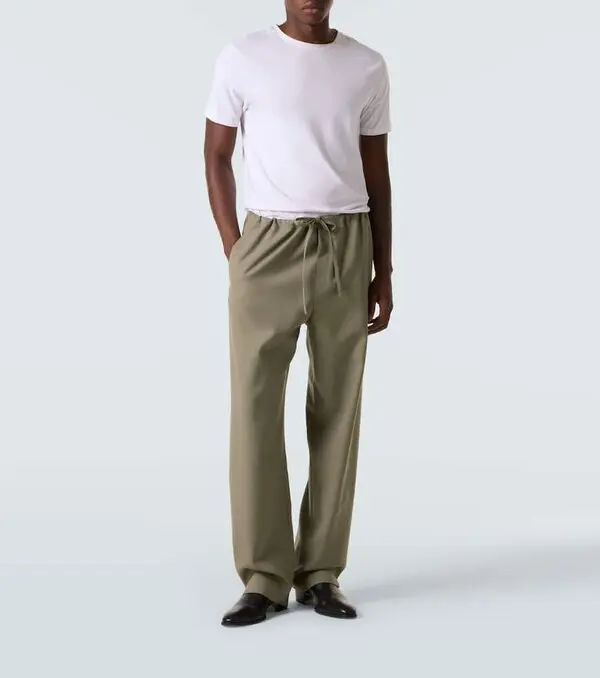 Calvin Klein Benjamin Wool Straight Trousers