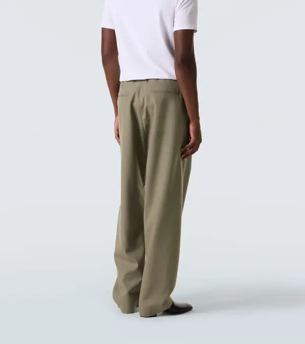Calvin Klein Benjamin Wool Straight Trousers