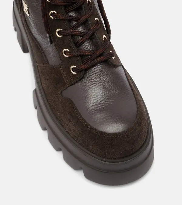 Bogner Sapporo Shearling-lined Leather Lace-up Boots