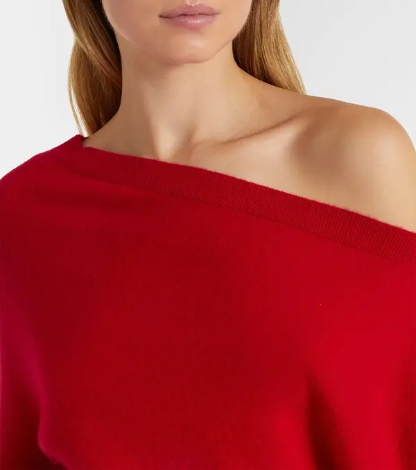 Altuzarra One-shoulder Cashmere Sweater - Red