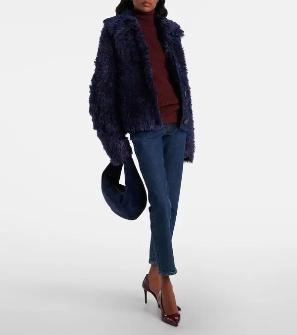 FRAME Borrowed Cropped Straight Jeans