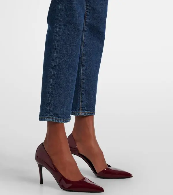 FRAME Borrowed Cropped Straight Jeans
