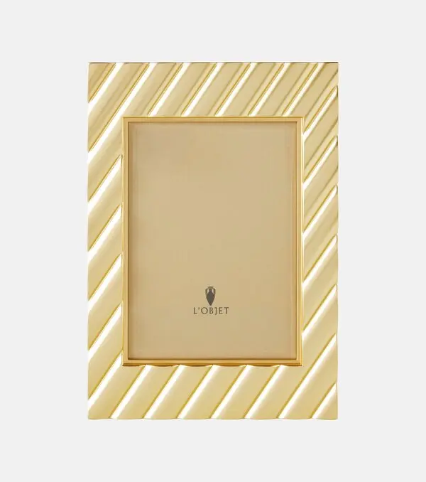 L'Objet Maxime -plated Picture Frame - Gold
