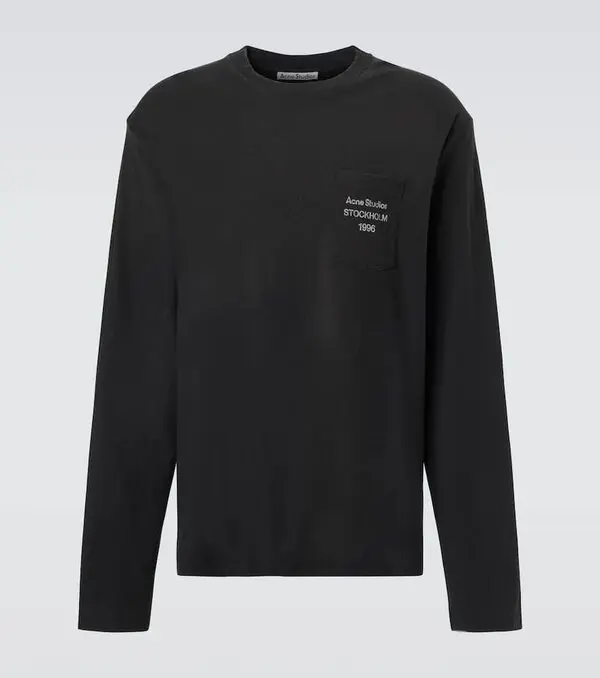 Acne Studios Distressed Cotton-blend T-shirt