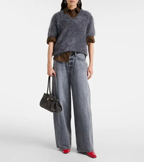 LISA YANG Lovisa Cashmere Sweater - Grey