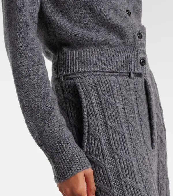 LISA YANG Beata Cashmere Cardigan - Grey