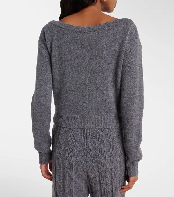 LISA YANG Beata Cashmere Cardigan - Grey
