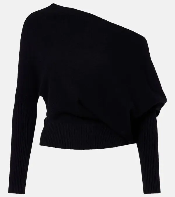 Altuzarra One-shoulder Cashmere Sweater