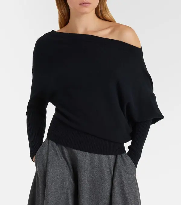 Altuzarra One-shoulder Cashmere Sweater