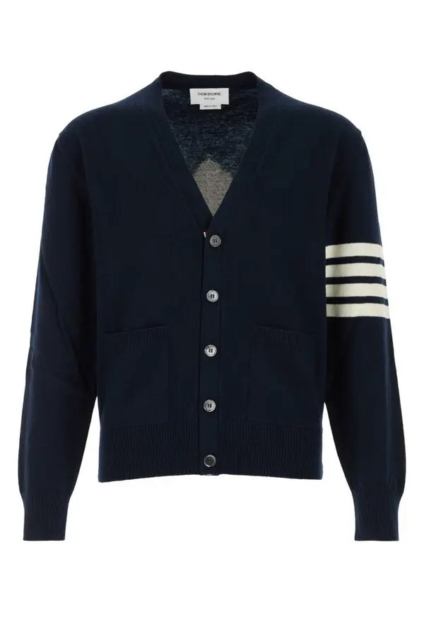 Thom Browne Fine Virgin Wool Cardigan - Navy415