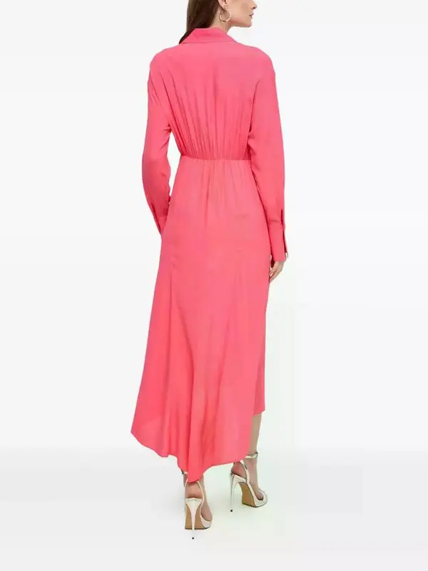 Patrizia Pepe Button Asymmetric Maxi Dress