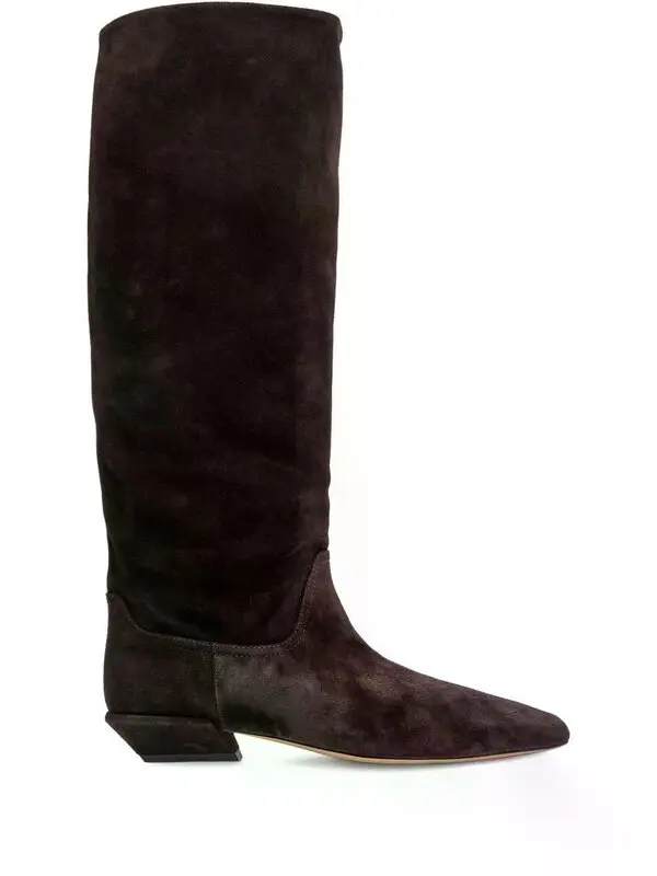Paris Texas 25mm Bettina Pointed-toe Boots - Brown