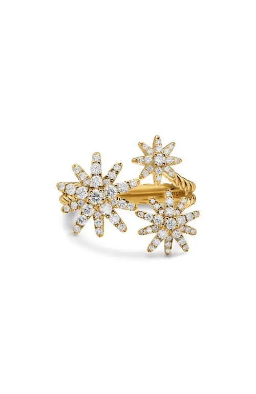 David Yurman Starburst Pavé Diamond Ring - Gold