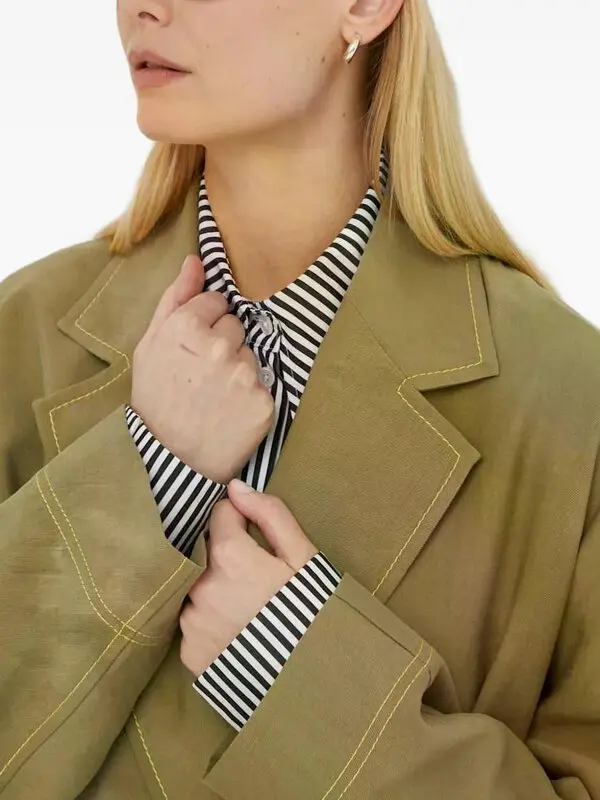 Paul Smith Belted Stitching Coat