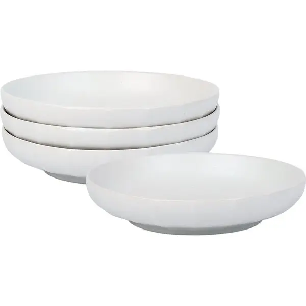 STONE + LAIN Rio Stoneware 4-piece Pasta Bowl Set - Beige