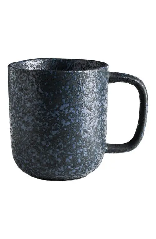 STONE + LAIN Tom Stoneware 4-piece Mug Set - Gray And Blue