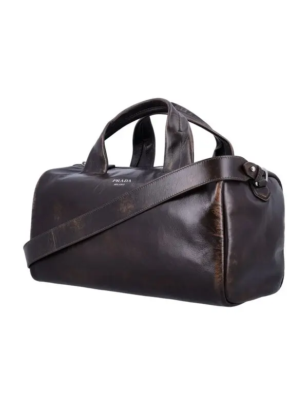 Prada Small Nappa Leather Duffle Bag