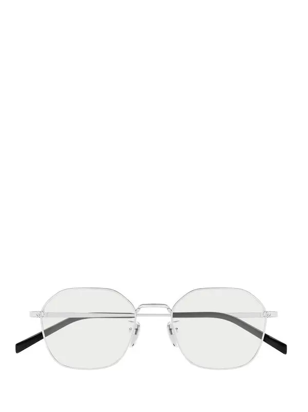 Gucci Irregular Eyeglasses - Silver