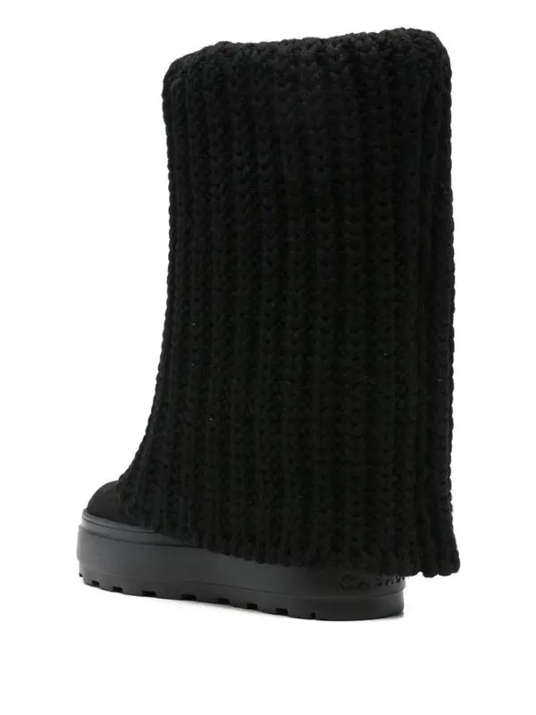 Casadei Tricot Wool Boots