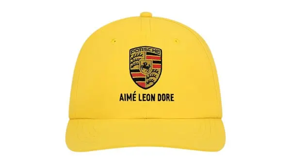 Aimé Leon Dore X Porsche Nylon Logo Cap - Yellow