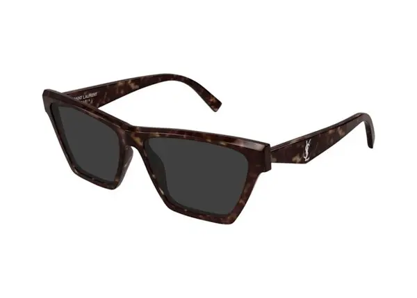 Saint Laurent Square Frame Sunglasses - Havana/grey (sl/m103