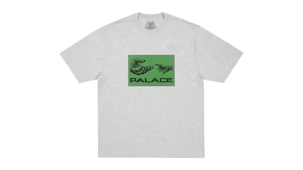 PALACE Top Up T-shirt - Grey Marl