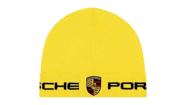 Aimé Leon Dore X Porsche Wool Skullcap - Yellow
