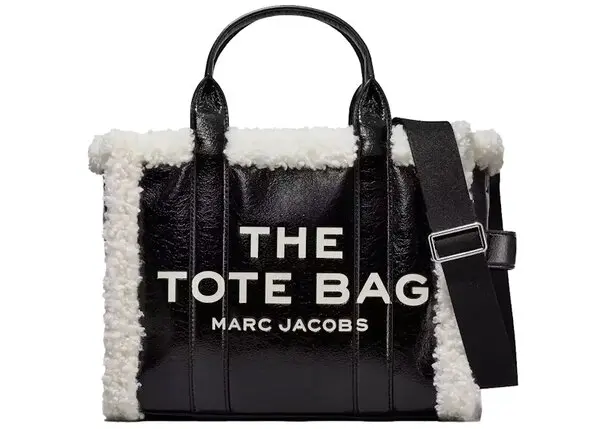 Marc Jacobs The Crinkle Leather Medium Tote Bag