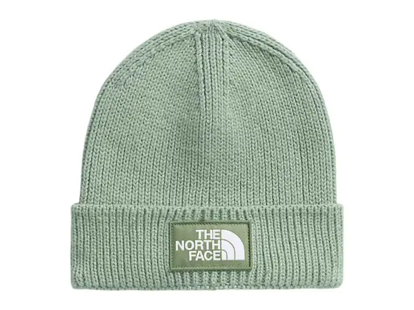 The North Face Logo Box Cuffed Beanie - Slate Moss/bark Mist