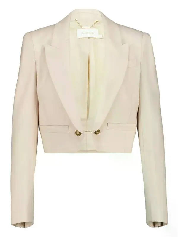 Zimmermann Cropped Wool Blazer