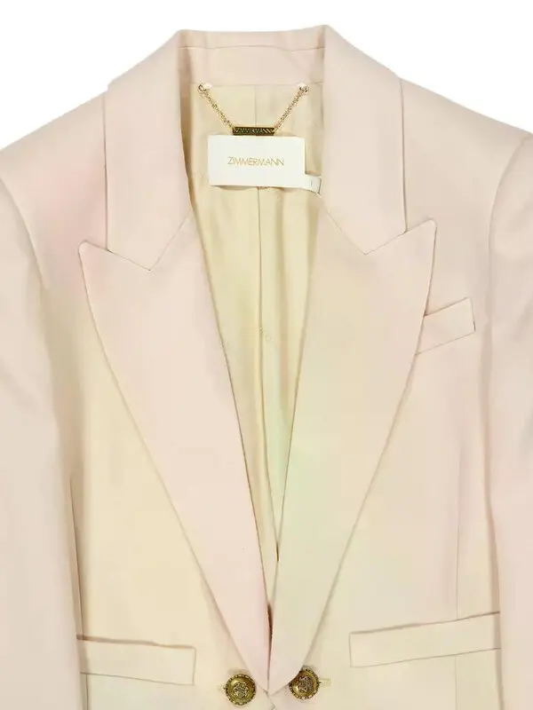 Zimmermann Cropped Wool Blazer