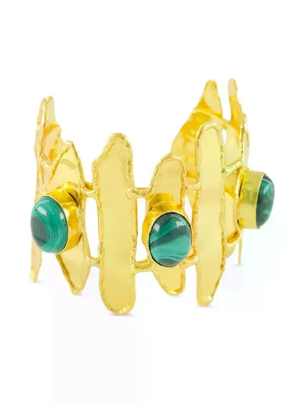 Sylvia Toledano Brutalist Malachite Bracelet