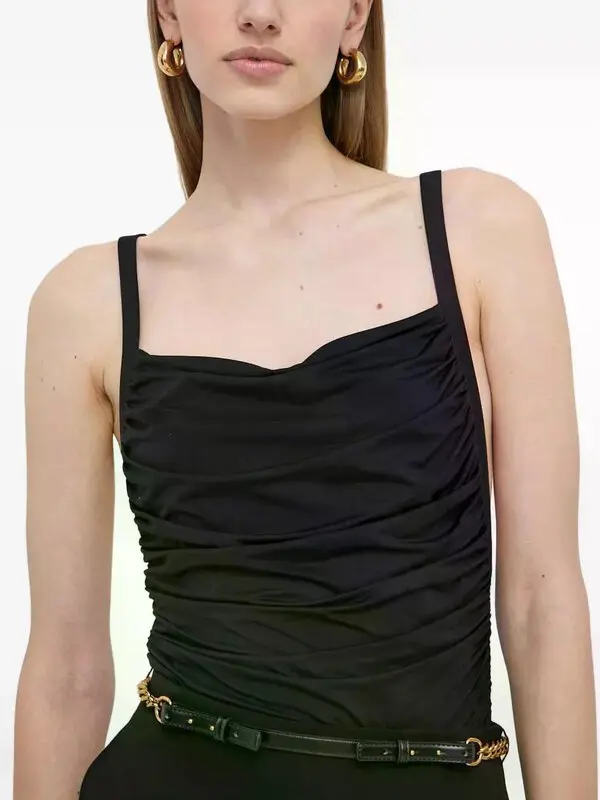 Patrizia Pepe Ruched Strap Top