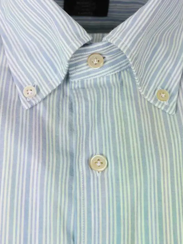 LUIGI BORRELLI Buttoned Striped Shirt